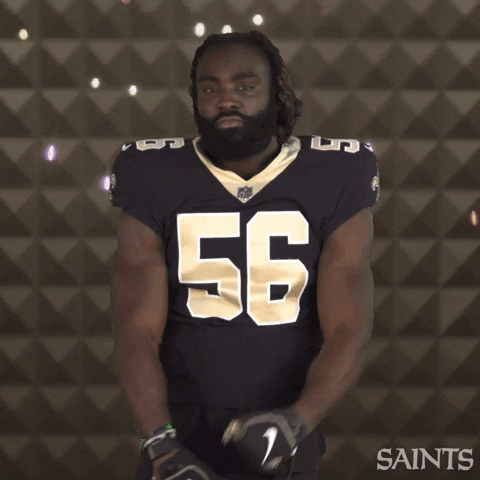 Nfl Go Saints GIF by New Orleans Saints - Find & Share on GIPHY