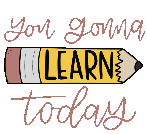 Learn Back To School Sticker for iOS & Android | GIPHY