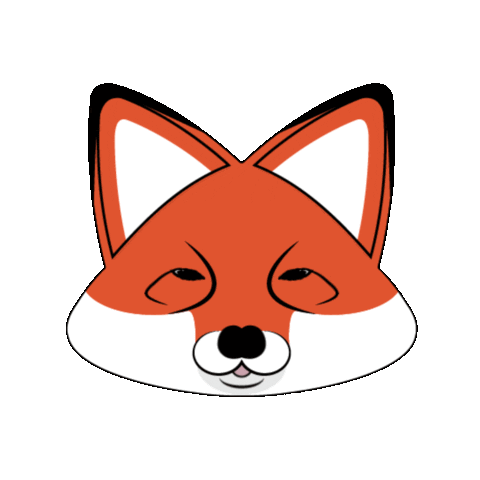 Cartoon Fox Sticker for iOS & Android | GIPHY