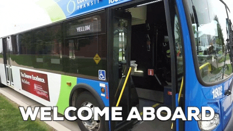 Welcome Aboard Get Connected GIF by Connect Transit - Find & Share on GIPHY
