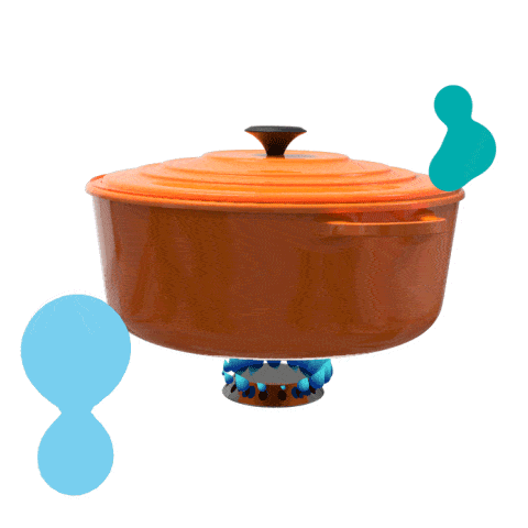 Pan Stove Sticker by Patrimar Engenharia for iOS & Android | GIPHY