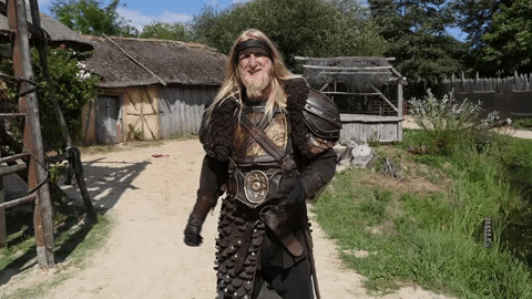 Viking Kiss GIF by PuyduFou - Find & Share on GIPHY