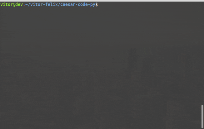 GitHub - Vitor-Felix/caesar-code-py: Codenation's Admission Challenge