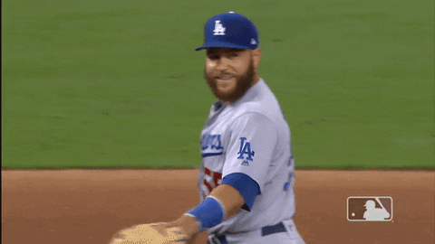 Los Angeles Dodgers Smile GIF by MLB - Find & Share on GIPHY
