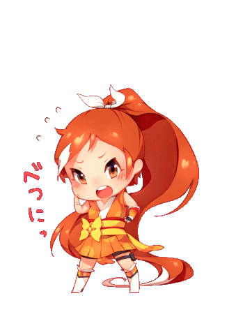 Scared sticker by Crunchyroll for iOS & Android | GIPHY