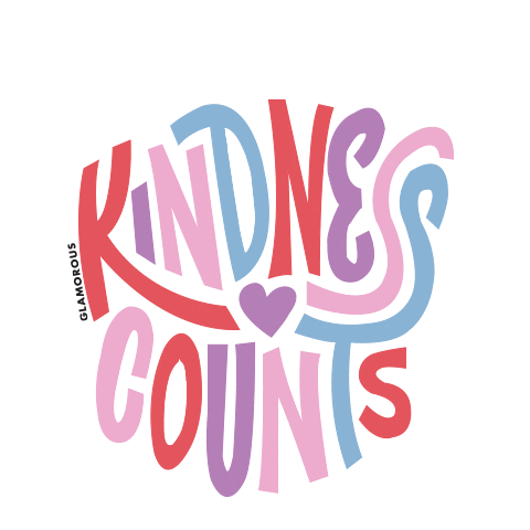 Kind Kindness Sticker by Glamorous for iOS & Android | GIPHY