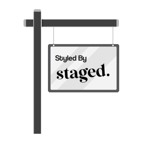Sign Sticker by Staged Property Styling for iOS & Android | GIPHY