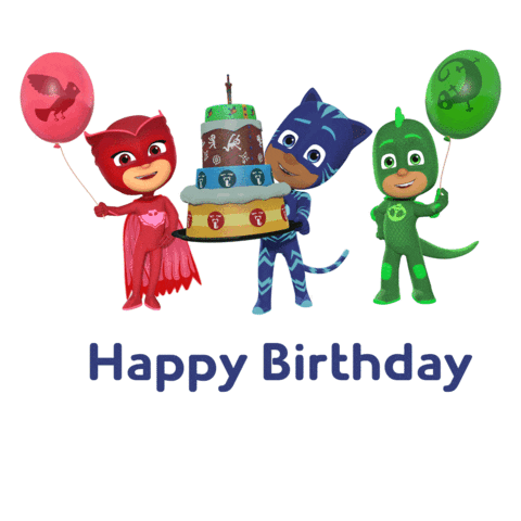 Birthday Disneyjr Sticker by PJ Masks for iOS & Android | GIPHY