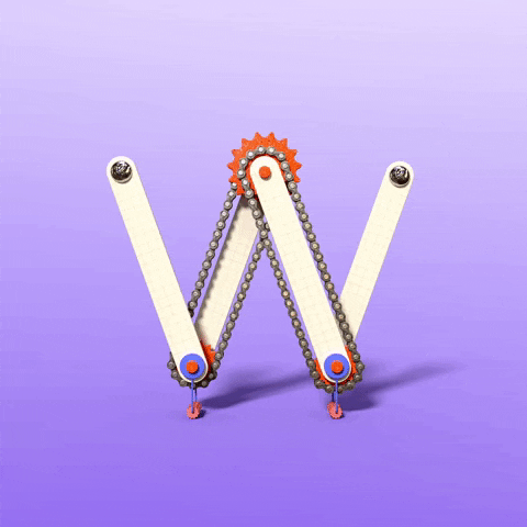 Letter W GIF by ELMØ - Find & Share on GIPHY