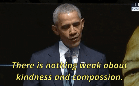 There Is Nothing Weak About Kindness And Compassion GIF - Find & Share ...