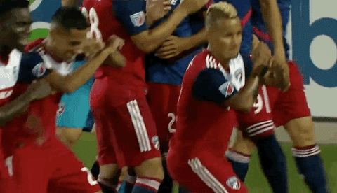 Fc Dallas Dancing GIF by Major League Soccer - Find & Share on GIPHY
