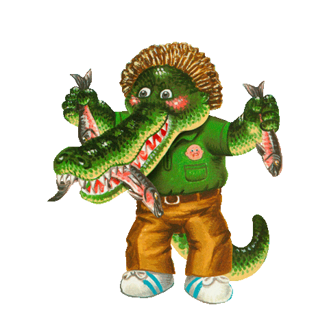 Hungry Garbage Pail Kids Sticker by Justin Gammon for iOS & Android | GIPHY