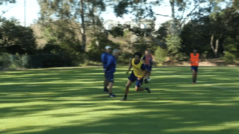 Get Out Running GIF by Hyundai A-League - Find & Share on GIPHY