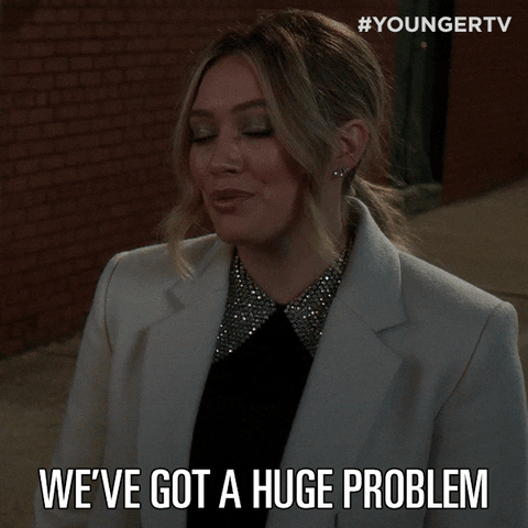 Problem Help GIF by YoungerTV - Find & Share on GIPHY