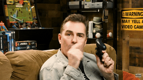 Angry Nolan North GIF by RETRO REPLAY - Find & Share on GIPHY
