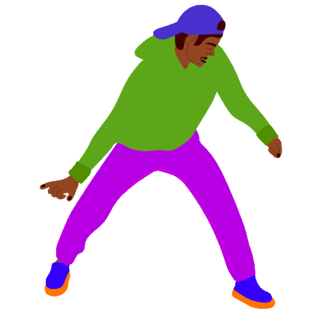 Dance Diversity Sticker by Aurélia Durand for iOS & Android | GIPHY