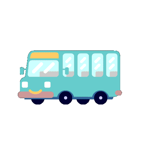 Bus Sticker by Passionationco for iOS & Android | GIPHY