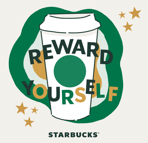 Rewards Treat Yourself GIF by Starbucks - Find & Share on GIPHY