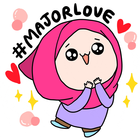 Hijab Love GIF by ifalukis - Find & Share on GIPHY
