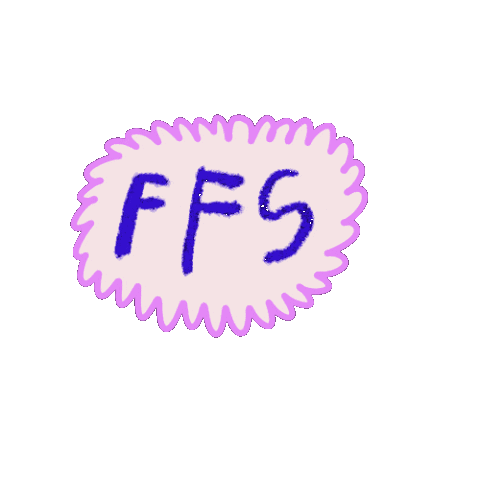 Ffs Sticker by E MERLIN MURRAY for iOS & Android | GIPHY