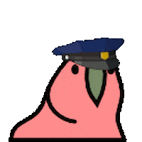 Bird Police Sticker for iOS & Android | GIPHY