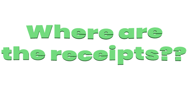 Receipts Sticker by Justin for iOS & Android | GIPHY