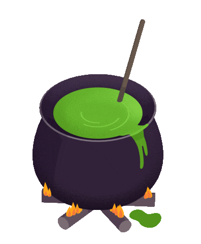 Halloween Cooking Sticker by sambmotion for iOS & Android | GIPHY