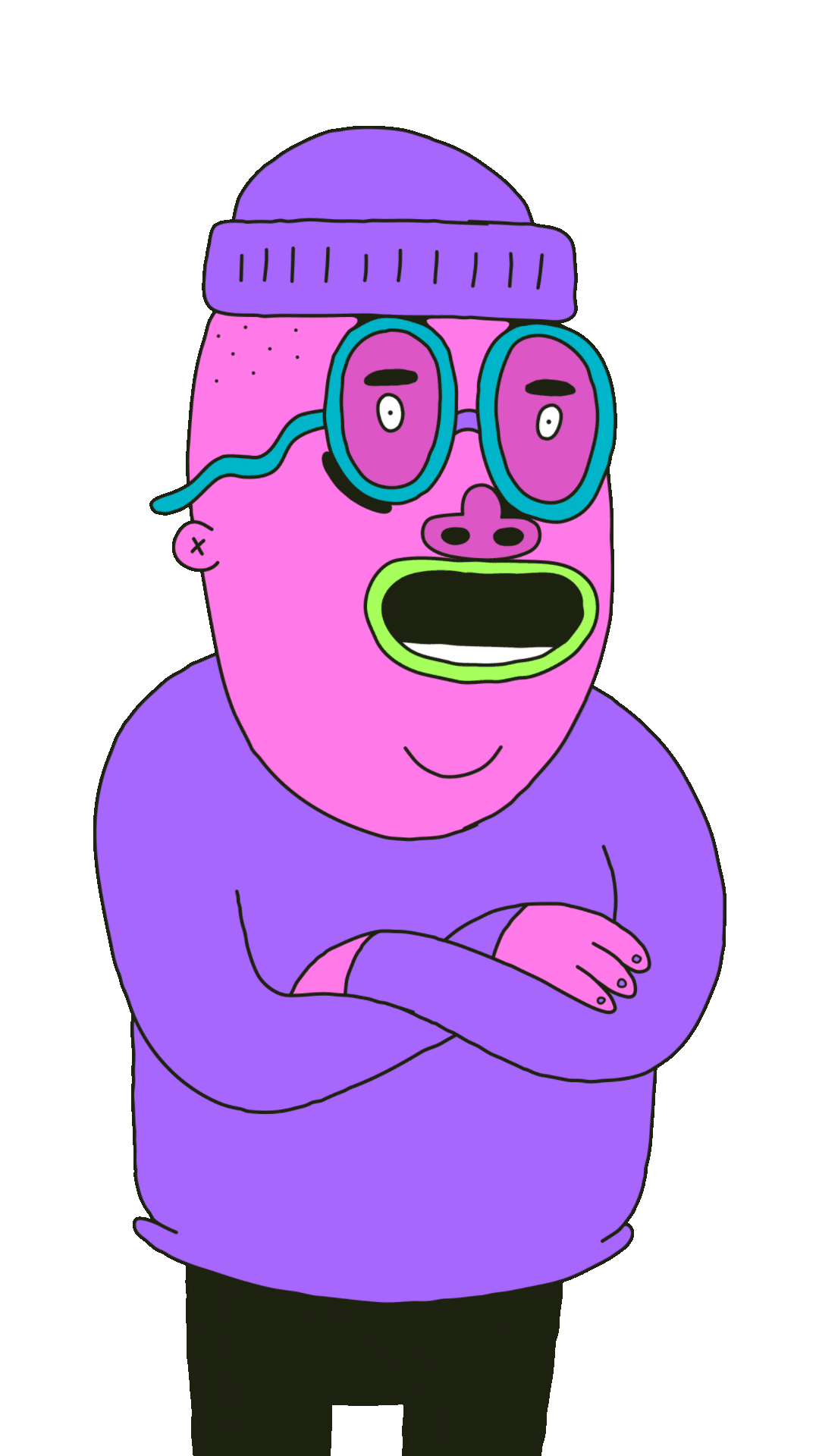 Talk Talking Sticker by Psychrome for iOS & Android | GIPHY