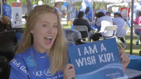 Charity GIF by Make-A-Wish Greater Los Angeles - Find & Share on GIPHY