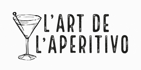 Logo Aperitivo GIF by l'atelier Blini - Find & Share on GIPHY