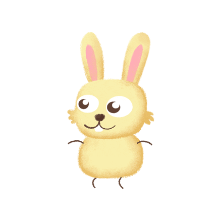 Rabbit Jumping Sticker by PlayKids for iOS & Android | GIPHY