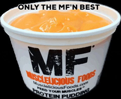 Protein Pudding GIF by Musclelicious Foods - Find & Share on GIPHY
