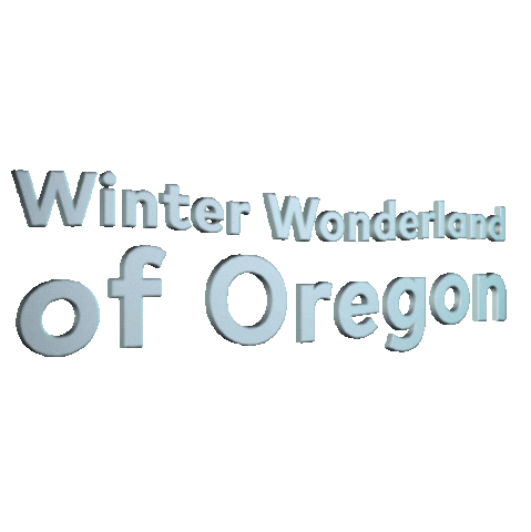 Snow Winter Sticker by Travel Oregon for iOS & Android | GIPHY