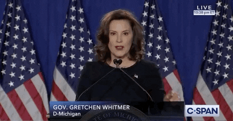Gretchen Whitmer GIF by GIPHY News - Find & Share on GIPHY