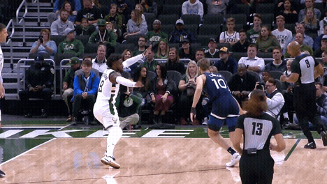 Compete Minnesota Timberwolves GIF by Milwaukee Bucks - Find & Share on ...