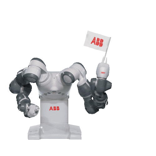 Wave Waving Sticker by ABB for iOS & Android | GIPHY