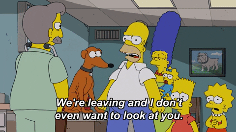 Homer Simpson Goodbye GIF by Animation Domination - Find & Share on GIPHY
