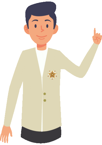 Ugm Mahasiswa Sticker by Universitas Gadjah Mada for iOS & Android | GIPHY