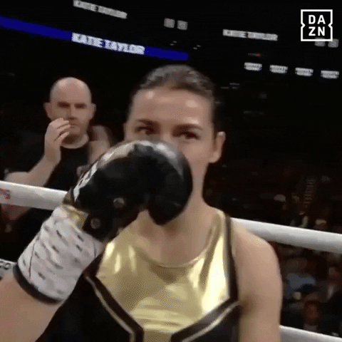 Katie Taylor Yes GIF by DAZN USA - Find & Share on GIPHY