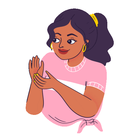 Happy Woman Sticker by LittleThings for iOS & Android | GIPHY