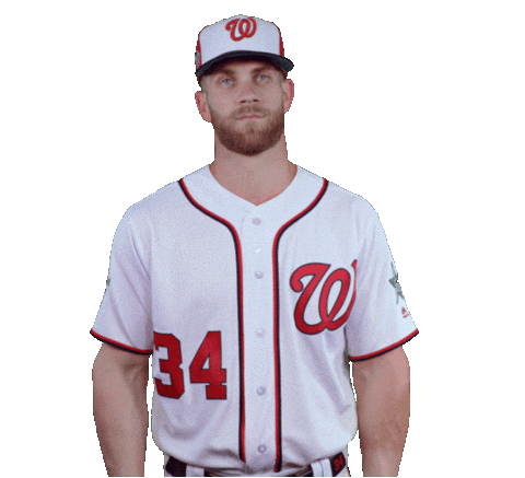 Washington Nationals Ok Sticker by MLB for iOS & Android | GIPHY