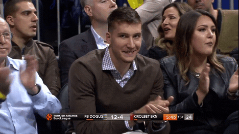 Clapping Smile GIF by EuroLeague - Find & Share on GIPHY