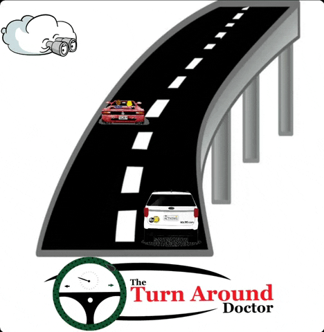 Driving Turn Around GIF by Dr. Donna Thomas Rodgers - Find & Share on GIPHY