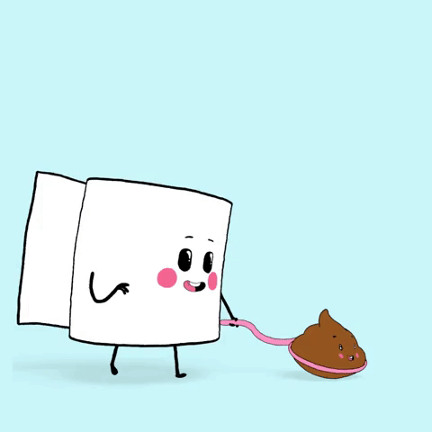 Toilet Paper Poop GIF - Find & Share on GIPHY