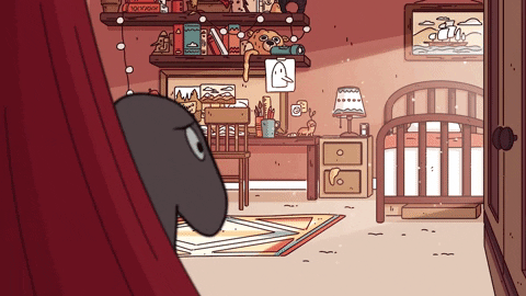 Raven Hildatheseries GIF by Hilda - Find & Share on GIPHY