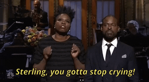 Leslie Jones Crying GIF by Saturday Night Live - Find & Share on GIPHY