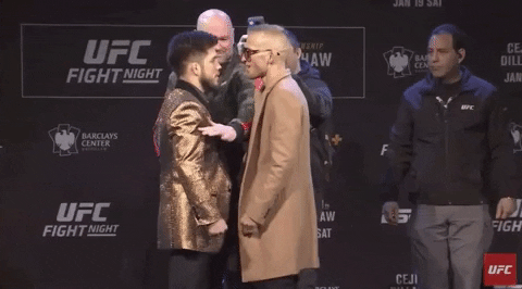 Face Off Ufc Fight Night 143 GIF by UFC - Find & Share on GIPHY