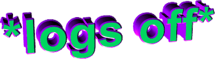 Logs Off Sticker by AnimatedText for iOS & Android | GIPHY