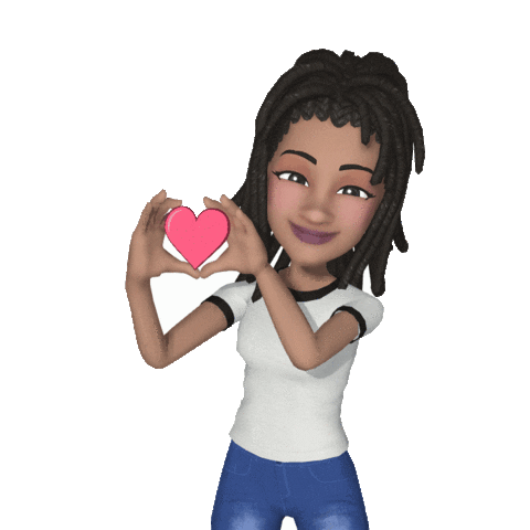 Black Woman Love Sticker for iOS & Android | GIPHY