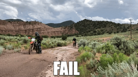 Motorcycle Fail GIF by GSI Machine and Fabrication - Find & Share on GIPHY